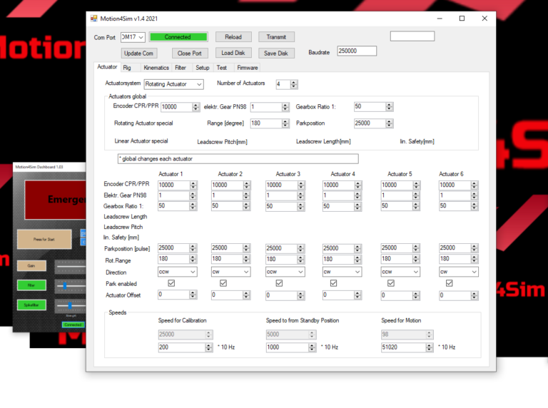 NEW! Motion4Sim Controller Ethernet Version – Motion4Sim