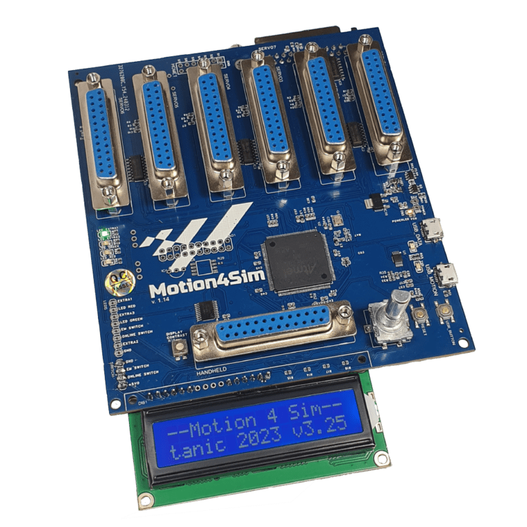 NEW! Motion4Sim Controller with Display/Encoder – Motion4Sim