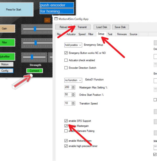 How to use SRS and SimHub with M4S Controller – Motion4Sim